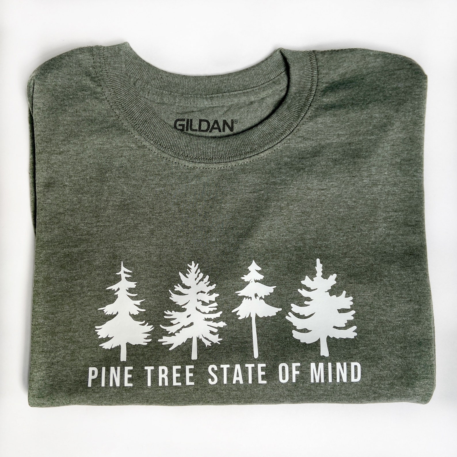 Pine Tree State of Mind Maine State T-shirt Unisex - Etsy