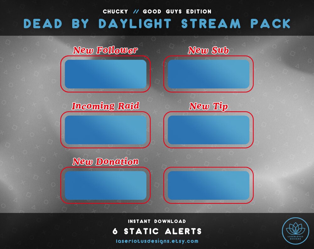 Chucky good Guys Stream Overlay Package dead by Daylight - Etsy