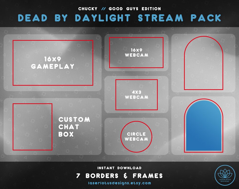 Chucky good Guys Stream Overlay Package dead by Daylight - Etsy