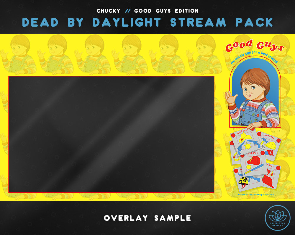 Chucky good Guys Stream Overlay Package dead by Daylight - Etsy