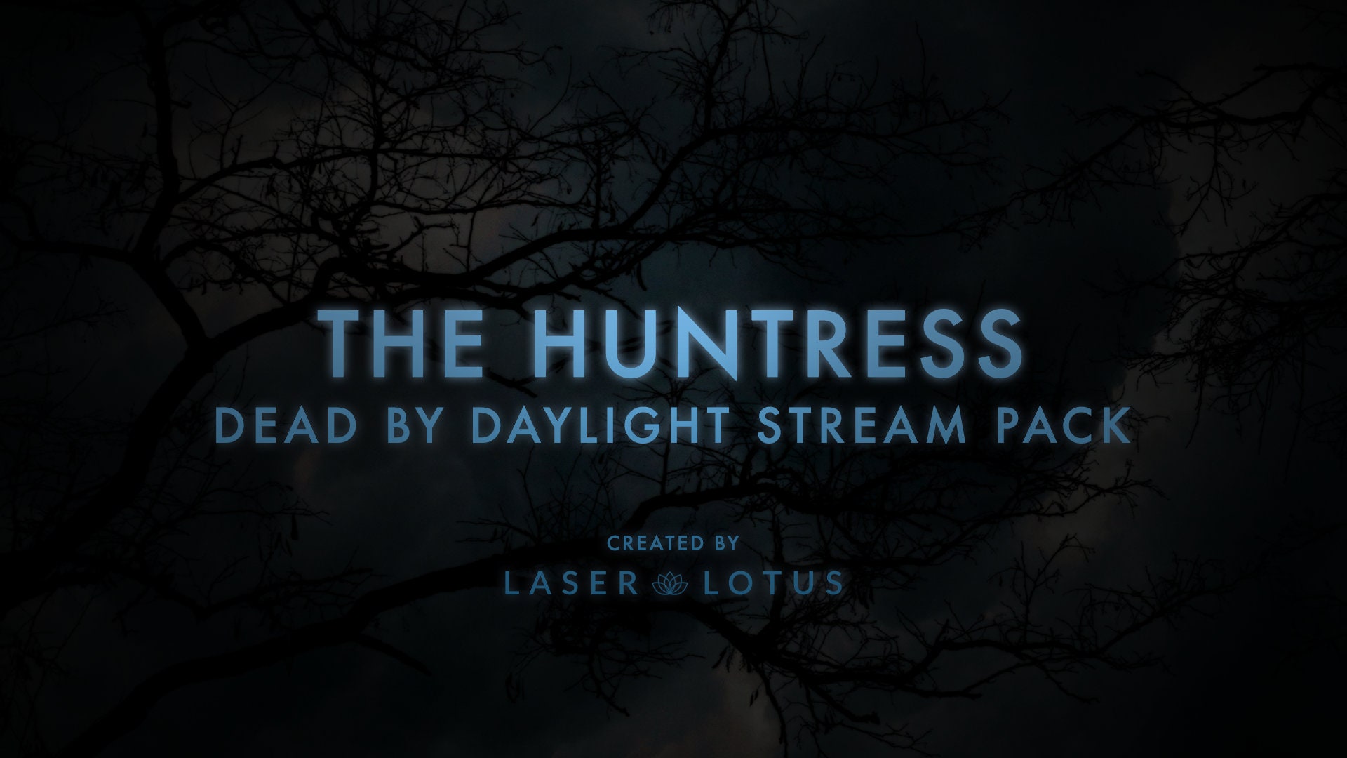 Dead by Daylight // the Huntress – Stream Overlay Package (frosty Eyes ...