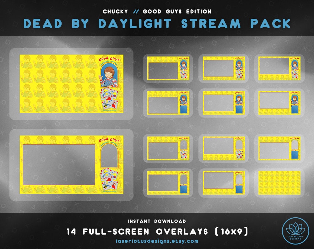 Chucky "good Guys" Stream Overlay Package (dead by Daylight) - Etsy