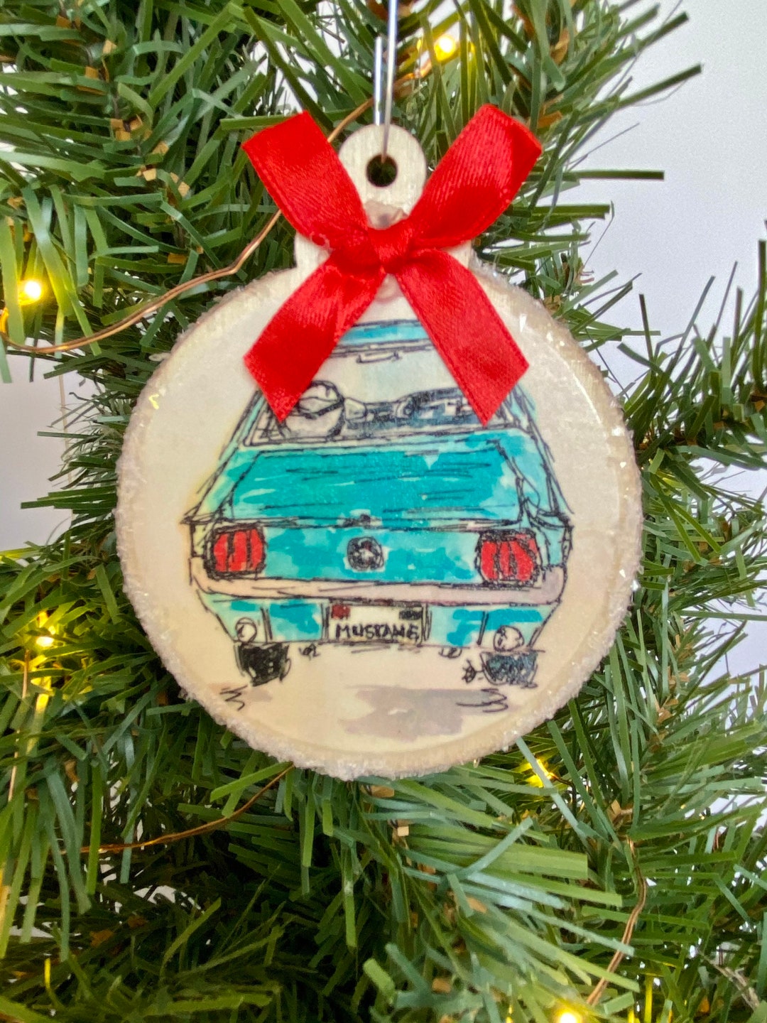 Ford Mustang Ornament - Etsy