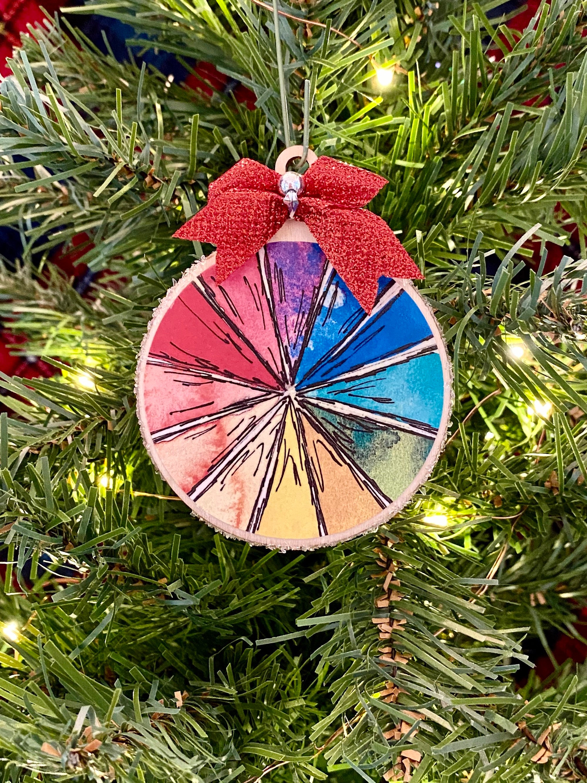 Color Wheel Ornament - Etsy