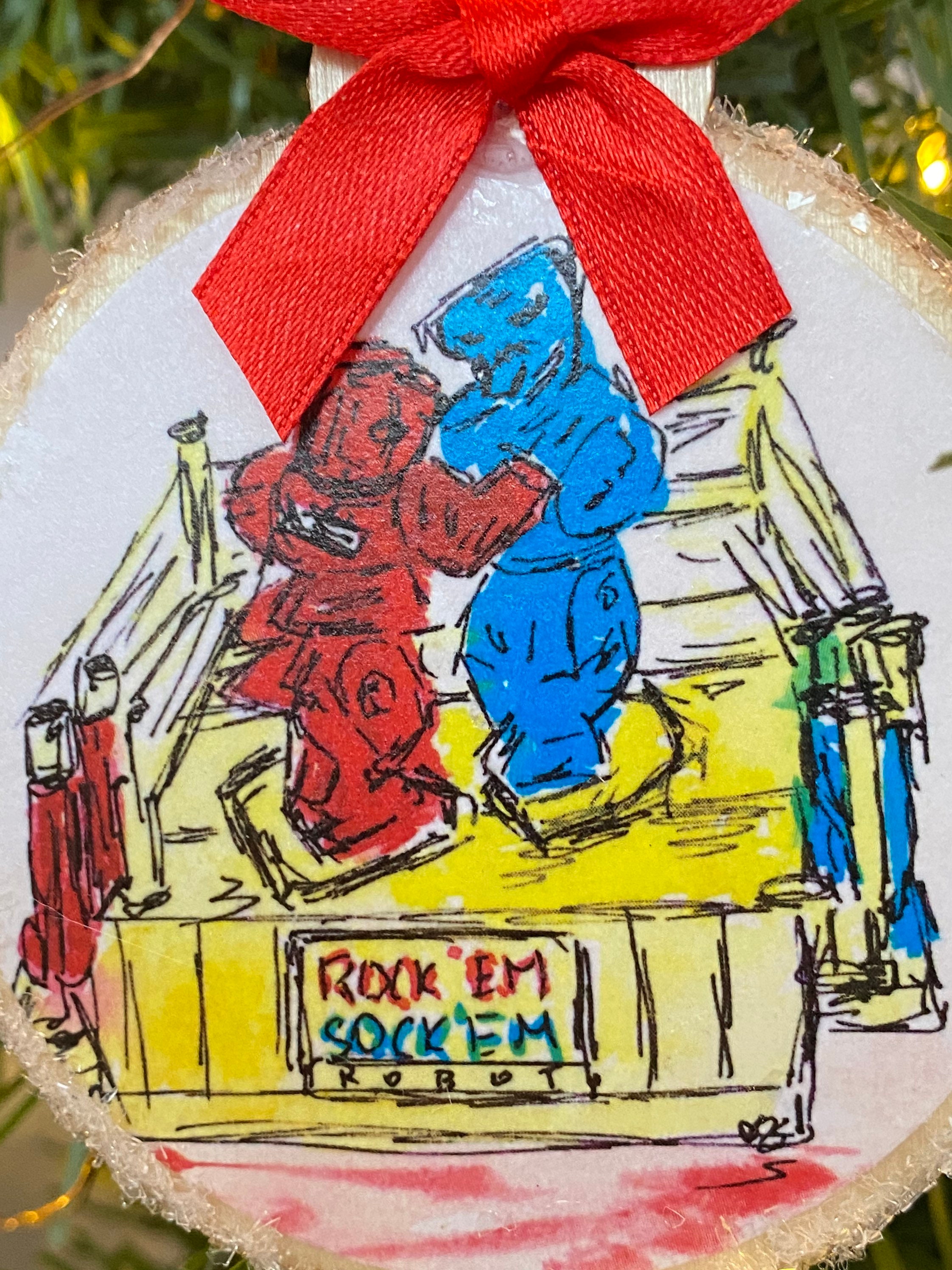 Socke em bop em Spiel Ornament - Etsy.de