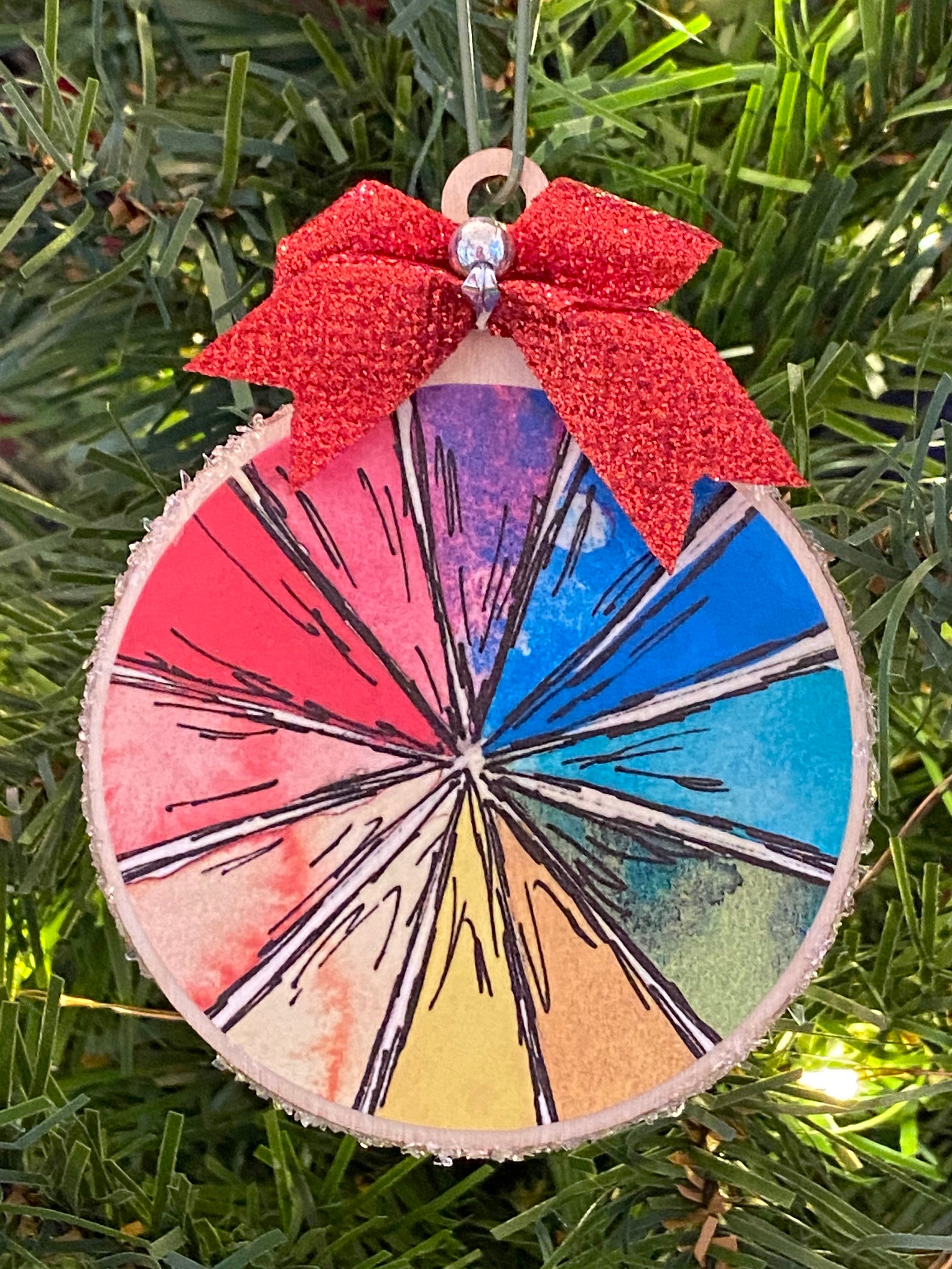 Color Wheel Ornament - Etsy