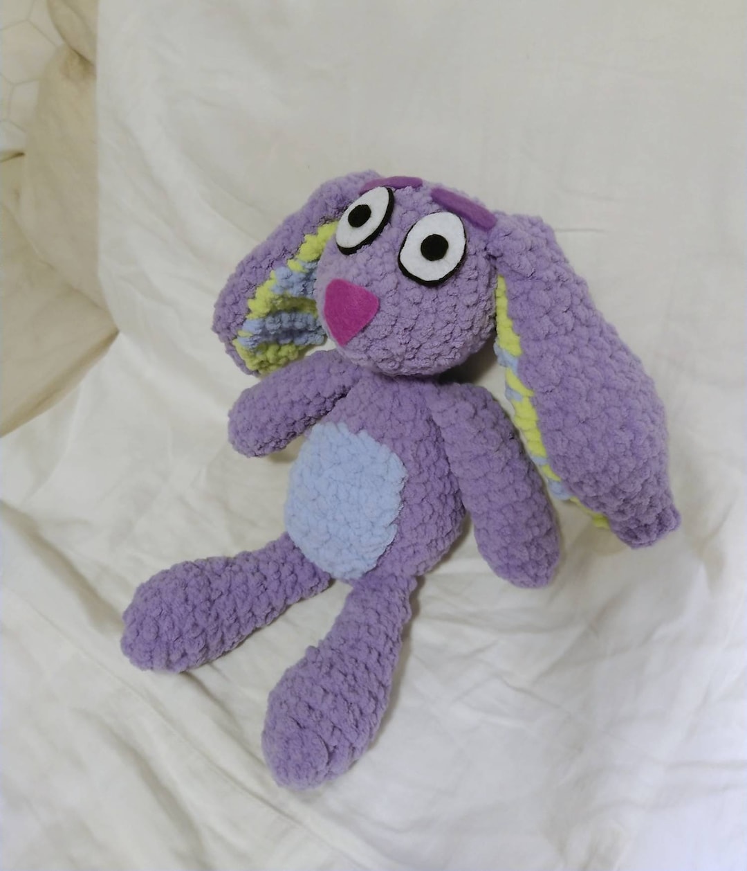 Floppy Bunny From Bluey Handmade Crochet Stuffed Animal - Etsy