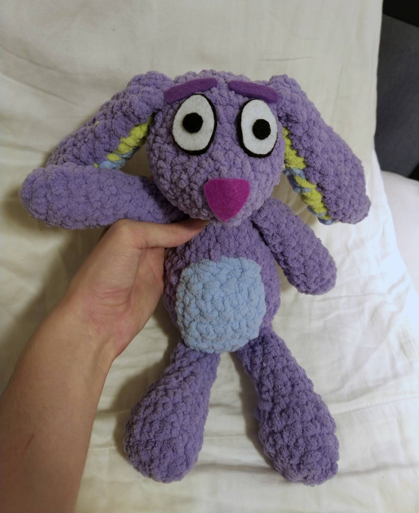 Floppy Bunny From Bluey Handmade Crochet Stuffed Animal - Etsy Australia