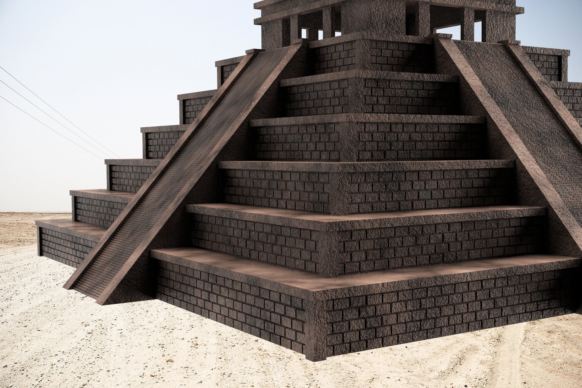 Aztec Temple STL Digital Model - Etsy