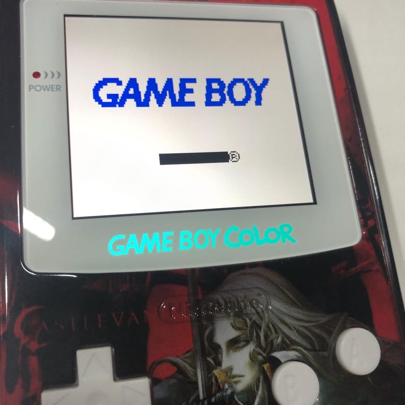 Custom Castlevania Alucard Gameboy Color Screen Mod Decal Red - Etsy