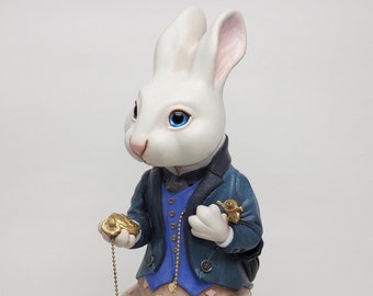 White Rabbit Statue - Etsy