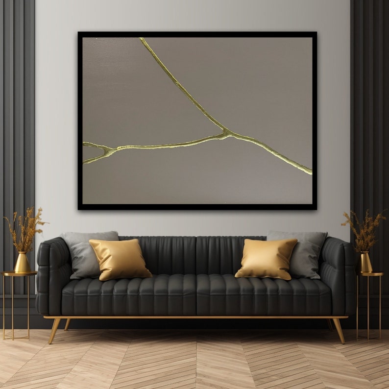 Kintsugi Wall Art, Kintsugi Pottery, Japanese Ceramics, Minimal Artwork ...