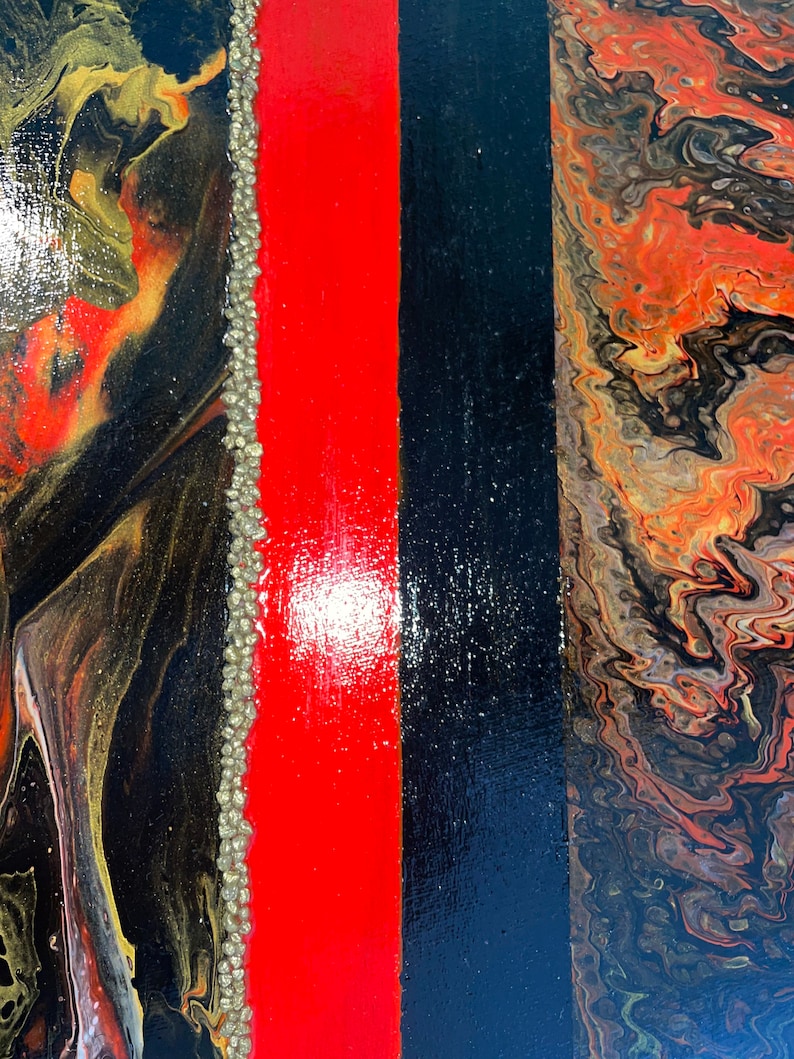 Wall Decore Gold Foil Painting Gold Leaf Wall Artsale - Etsy