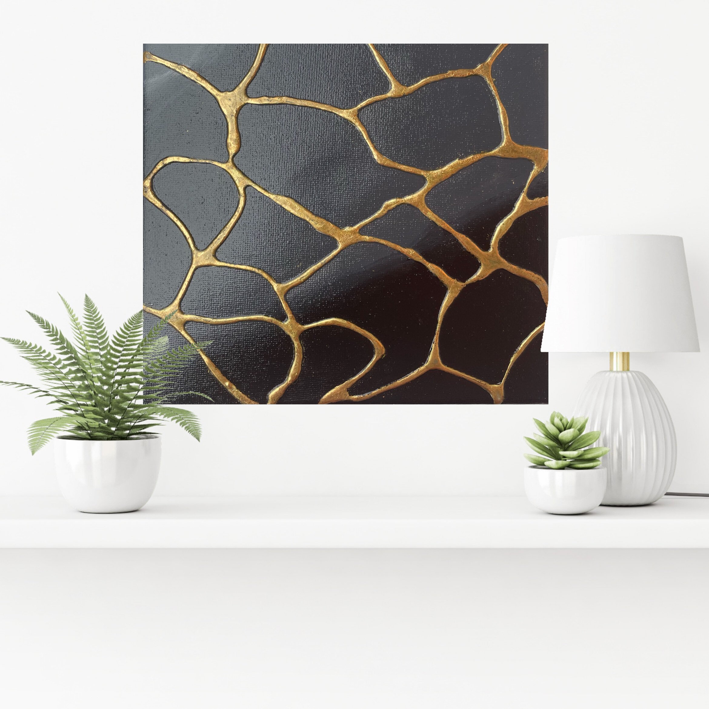 Japanese Decoration Kintsugi Japanese Pottery Kintsugi Wall | Etsy