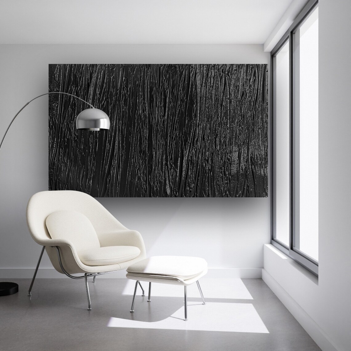 Plaster Wall Art Large 3D Wall Art Textured Wall Art Simple - Etsy