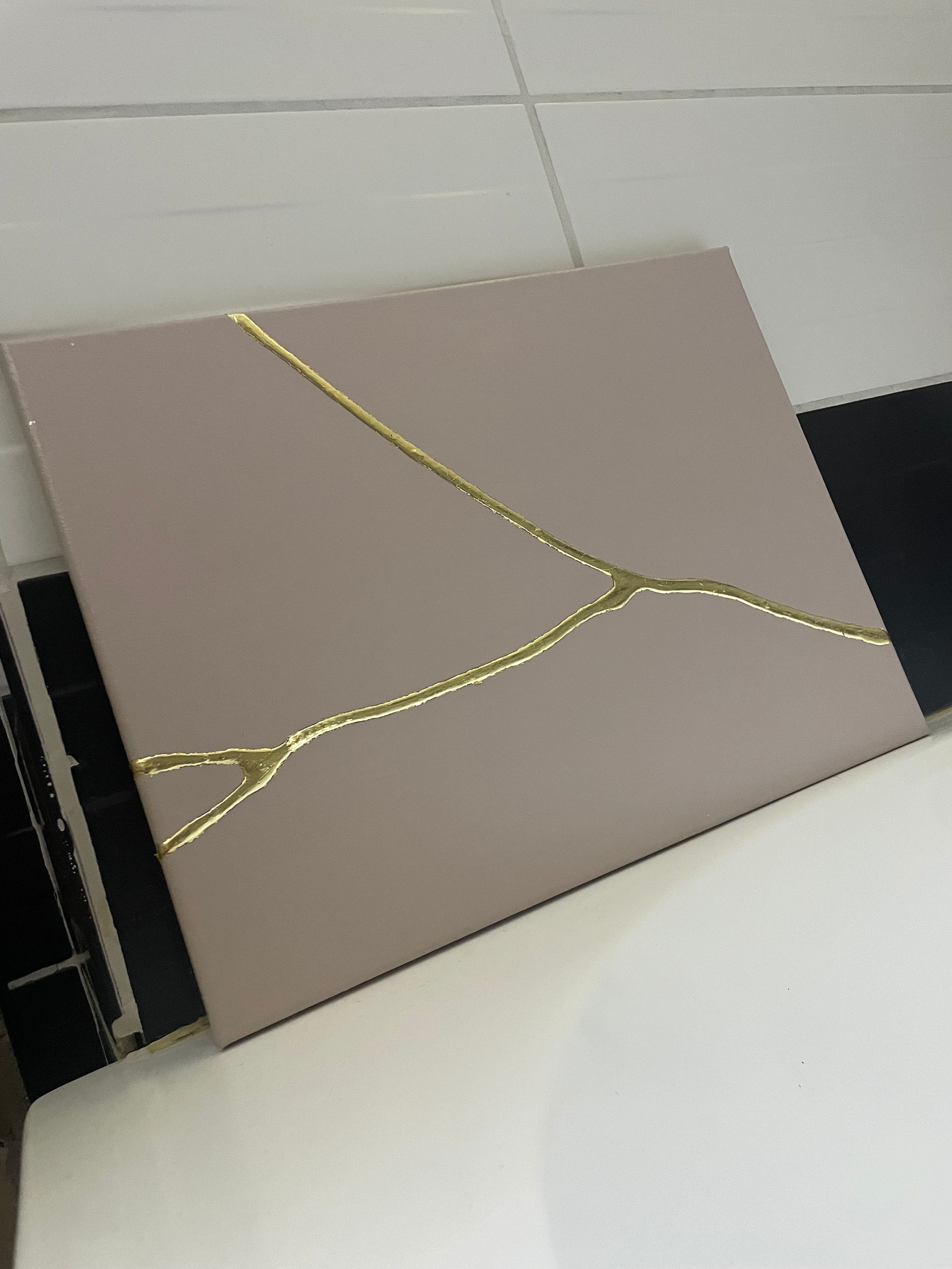 Kintsugi Wall Art, Kintsugi Pottery, Japanese Ceramics, Minimal Artwork ...