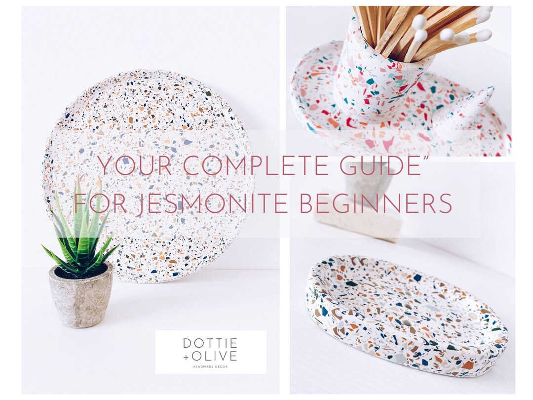Beginners Guide to Jesmonite| Make Your Own Terrazzo| Marbling ...