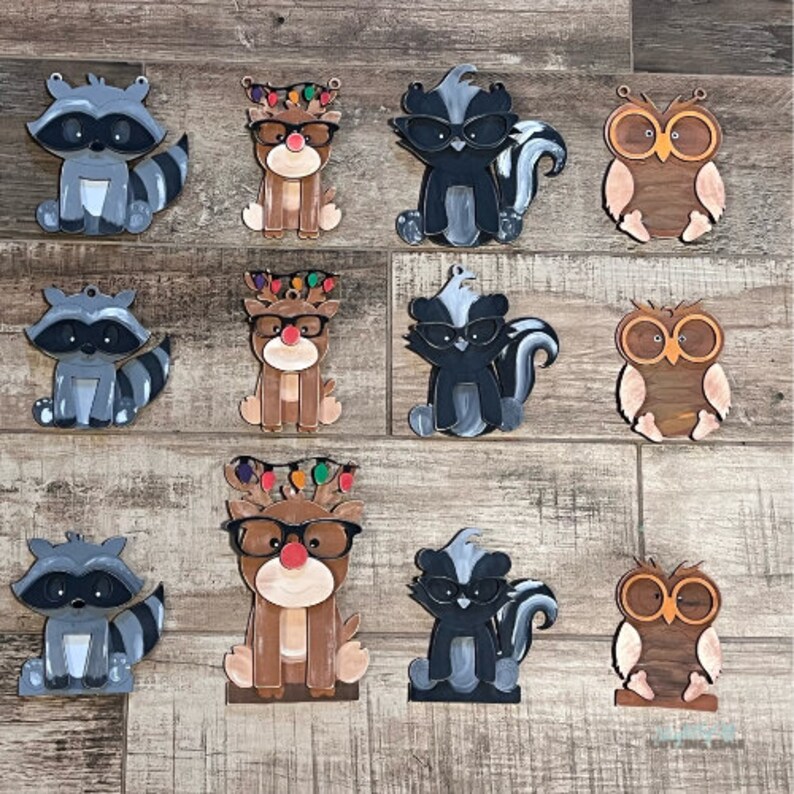 SVG Woodland Ultimate Bundle Glowforge and Laser Files | Woodland ...