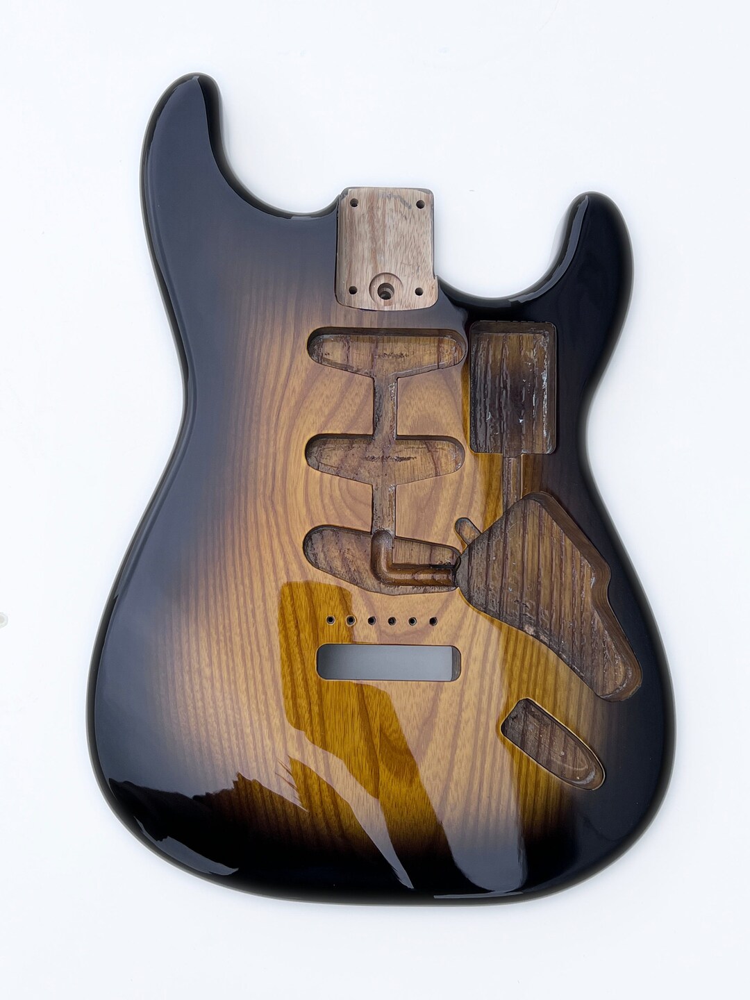 Stratocaster Body, Eric Clapton 25 DB Boost Circuit Rout 2 Tone Burst ...