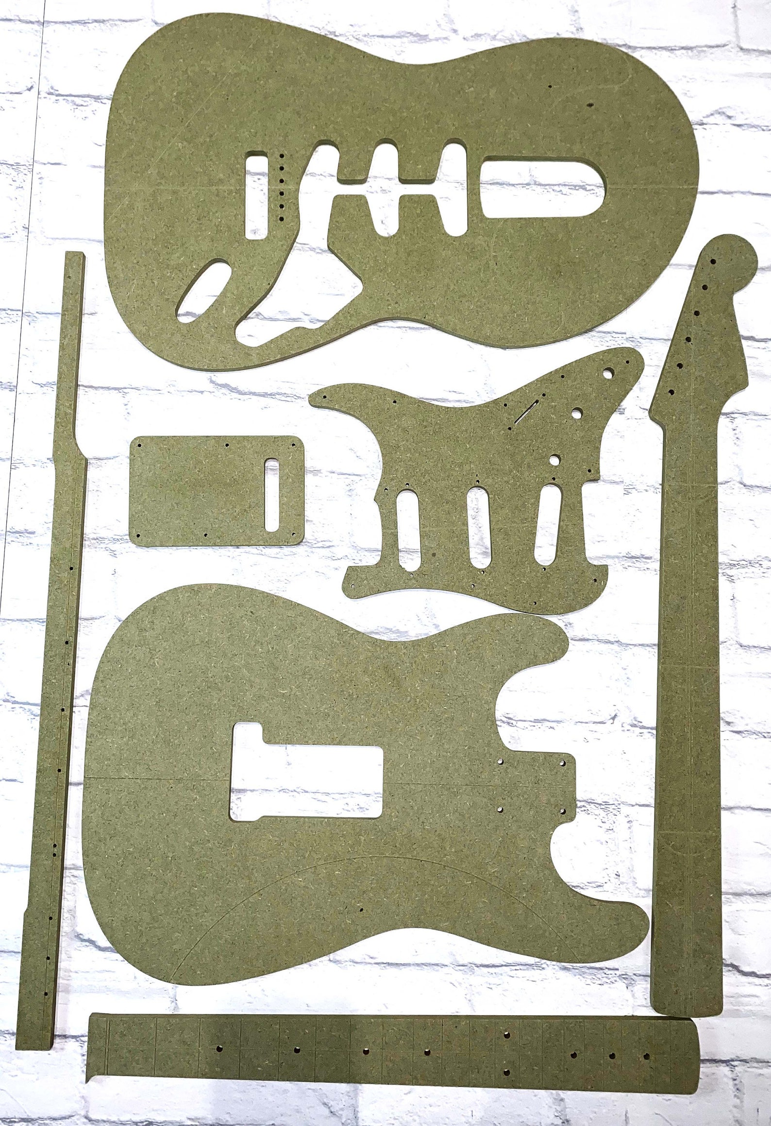 Stratocaster / Strat Guitar Templates - Etsy