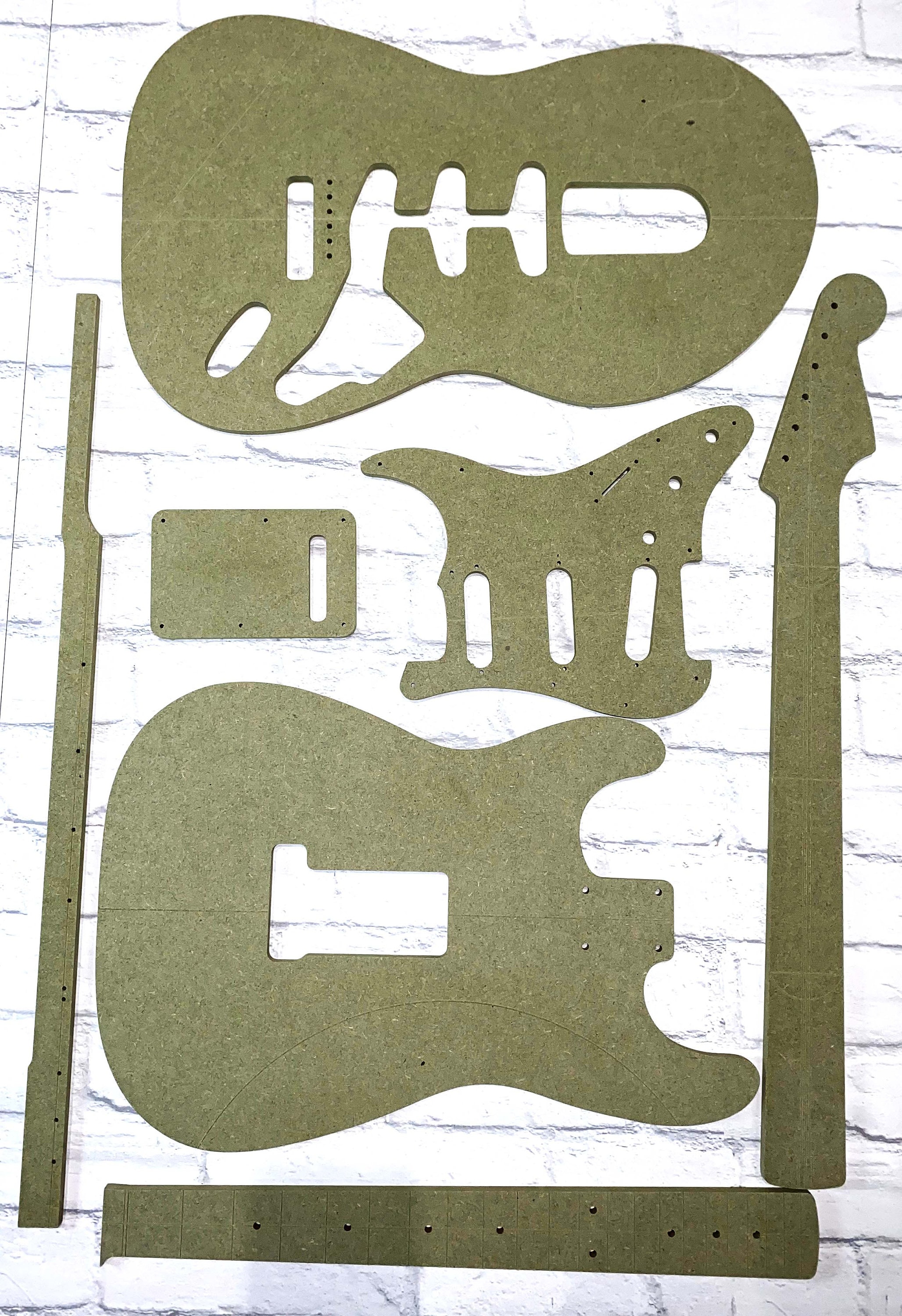 Stratocaster / Strat Guitar Templates - Etsy