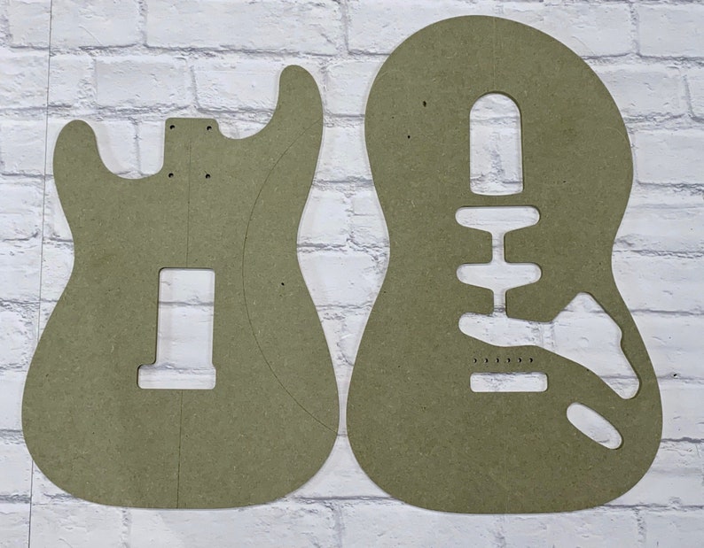 Stratocaster / Strat Guitar Templates - Etsy
