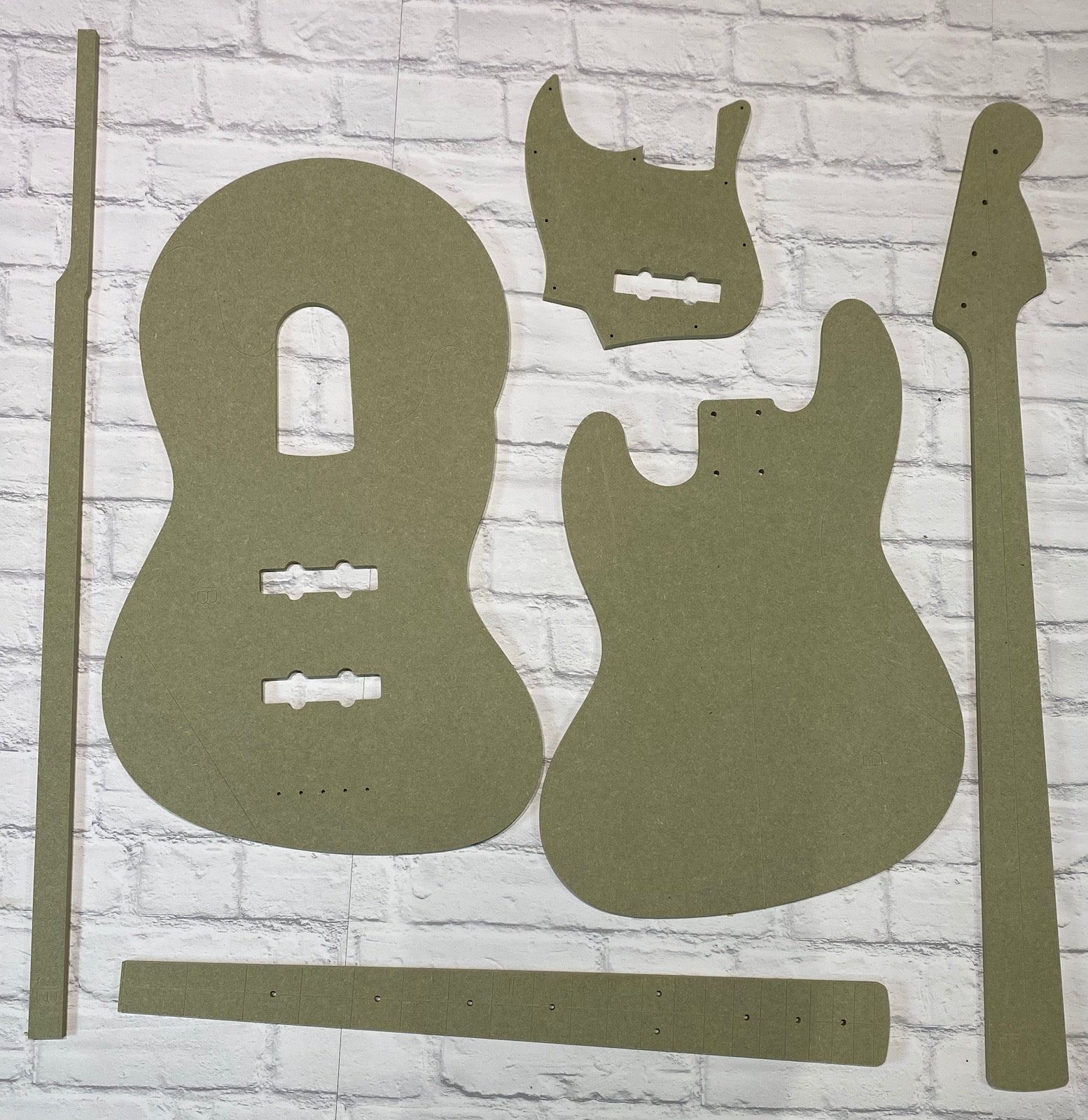 Jazz Bass Templates - Etsy
