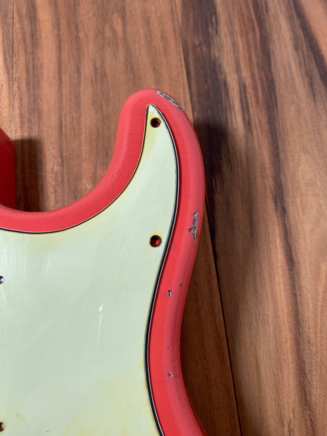 Truetone Strat Relic Stratocaster Body, Aged Nitro Fiesta Red - Etsy