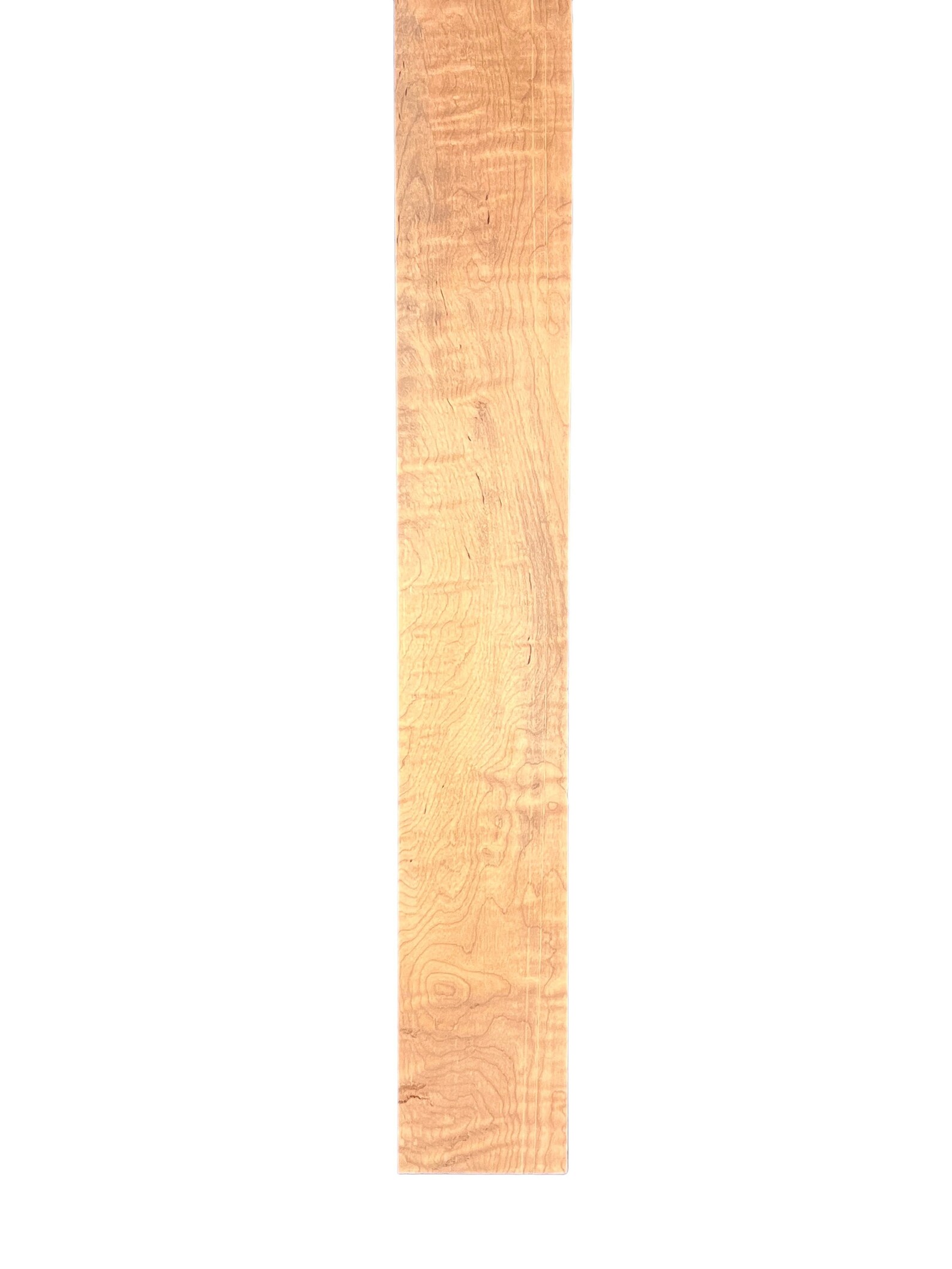 Baked Maple Neck Blank 4A Curly Red Maple Flamed Blank 710x104x23 NUM13 ...