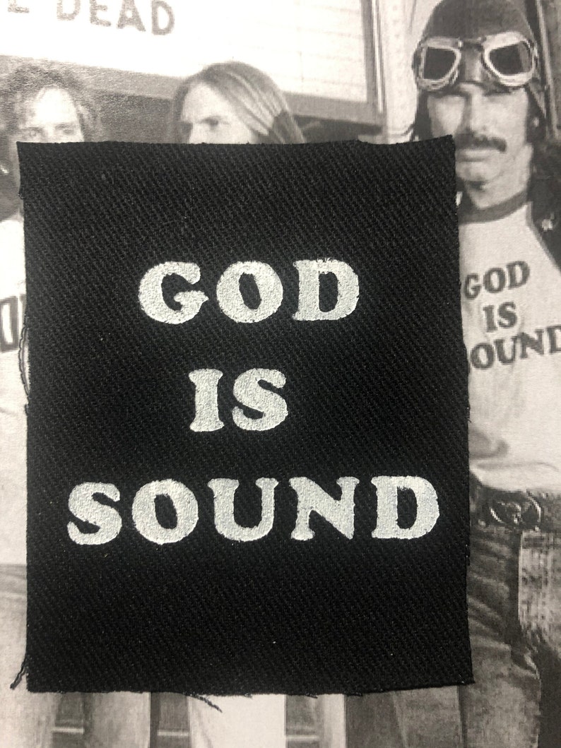 Mickey Hart GOD IS SOUND patch | Etsy