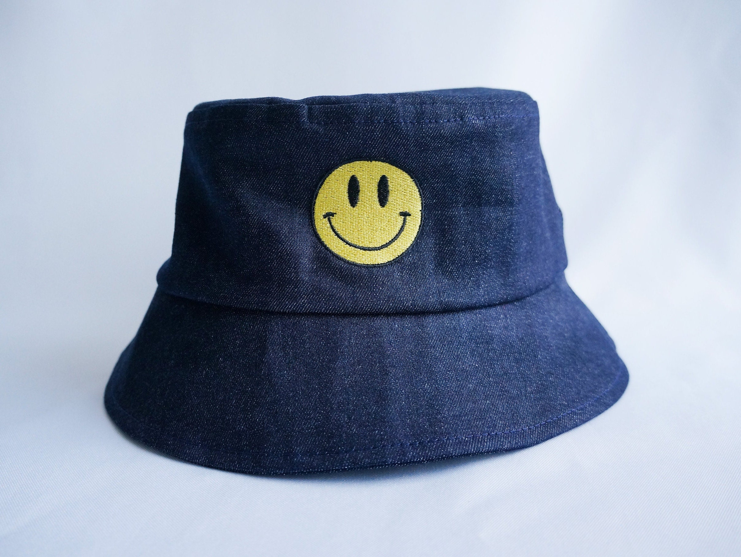 Smiley Face Bucket Hat, Summer Hat, Hat With Smiley Face, Trendy, Happy ...