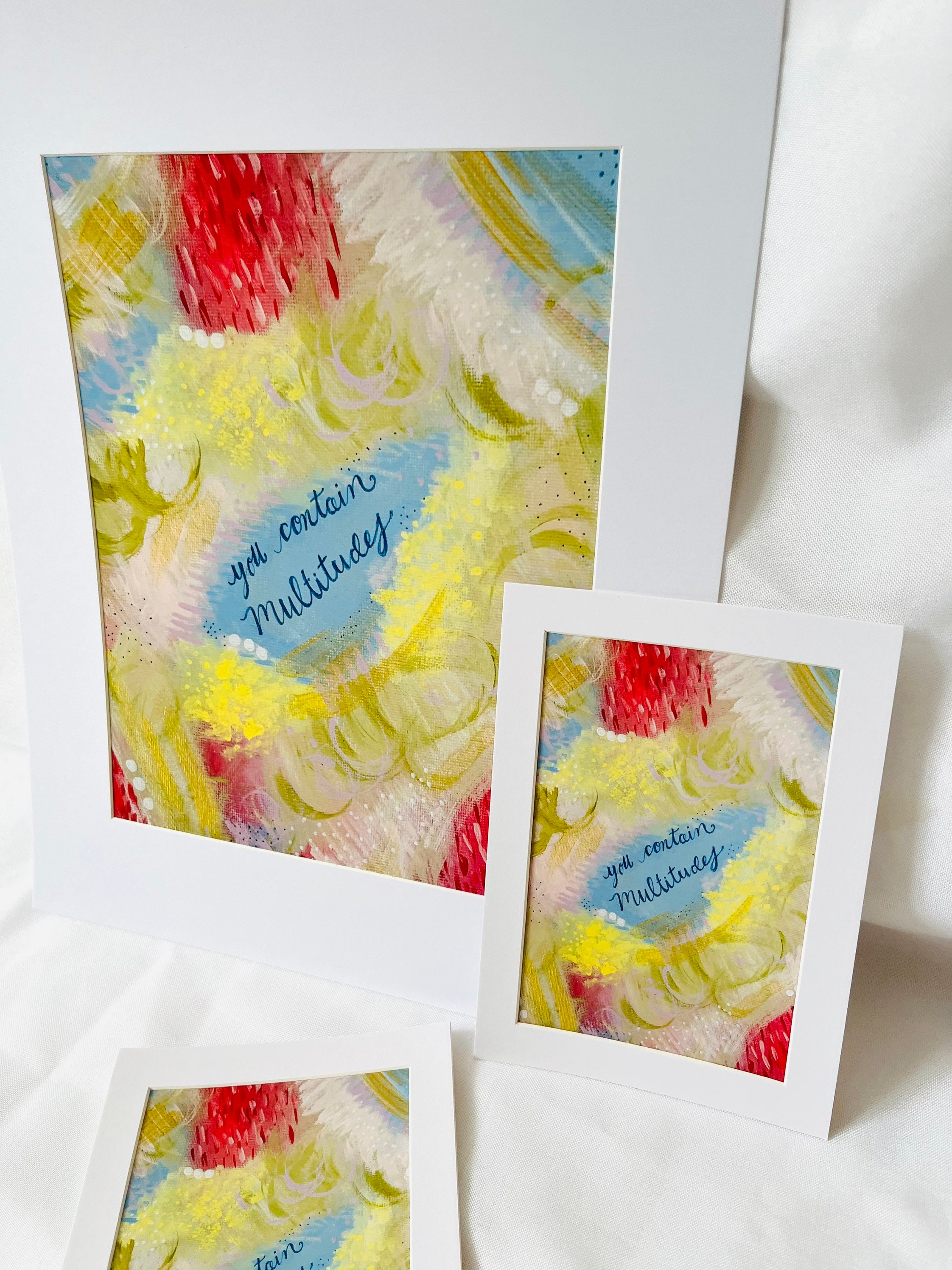 You Contain Multitudes Walt Whitman Mindfulness Art - Etsy UK