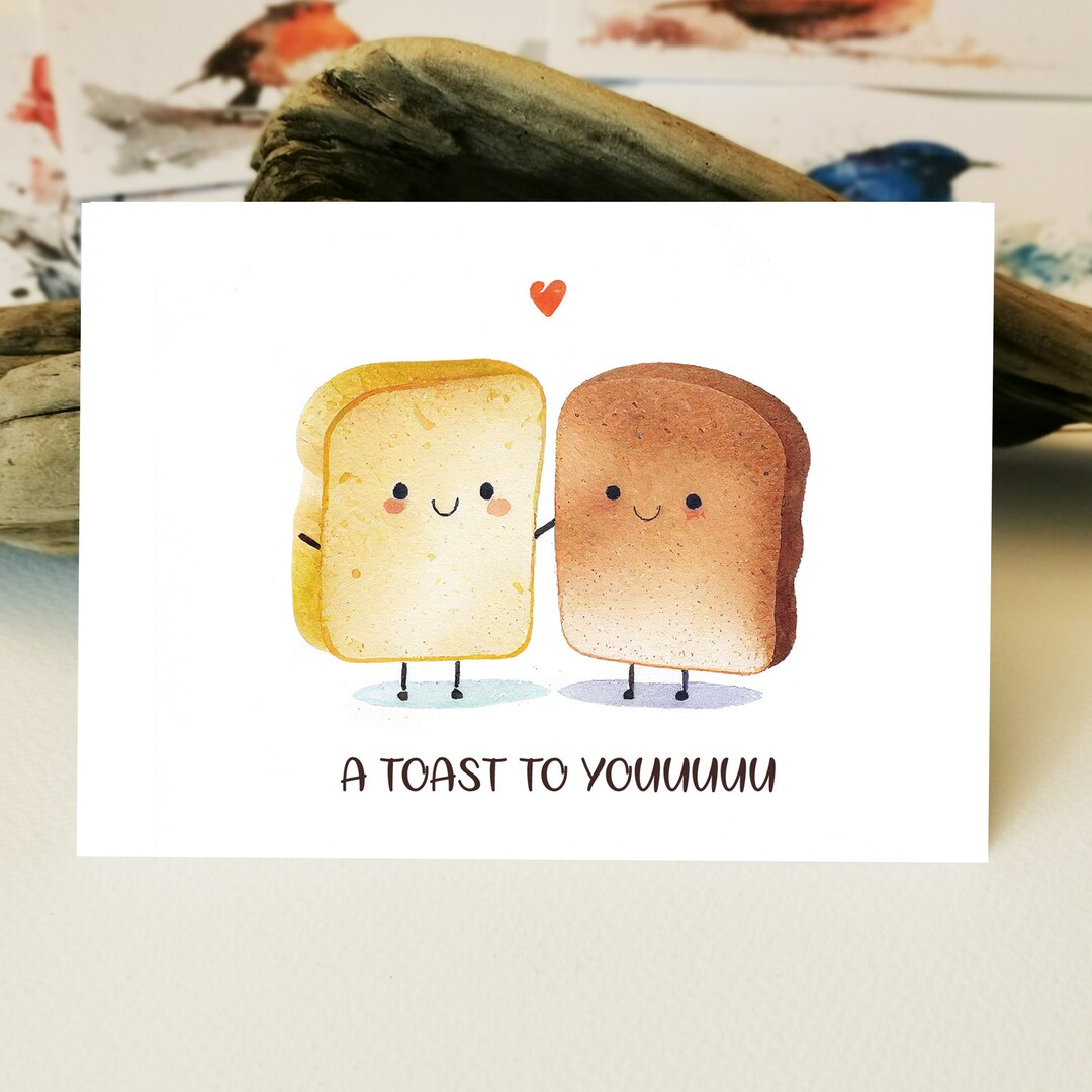 Congratulations Postcard | A TOAST TO YOU Postcard I Toast Bread ...