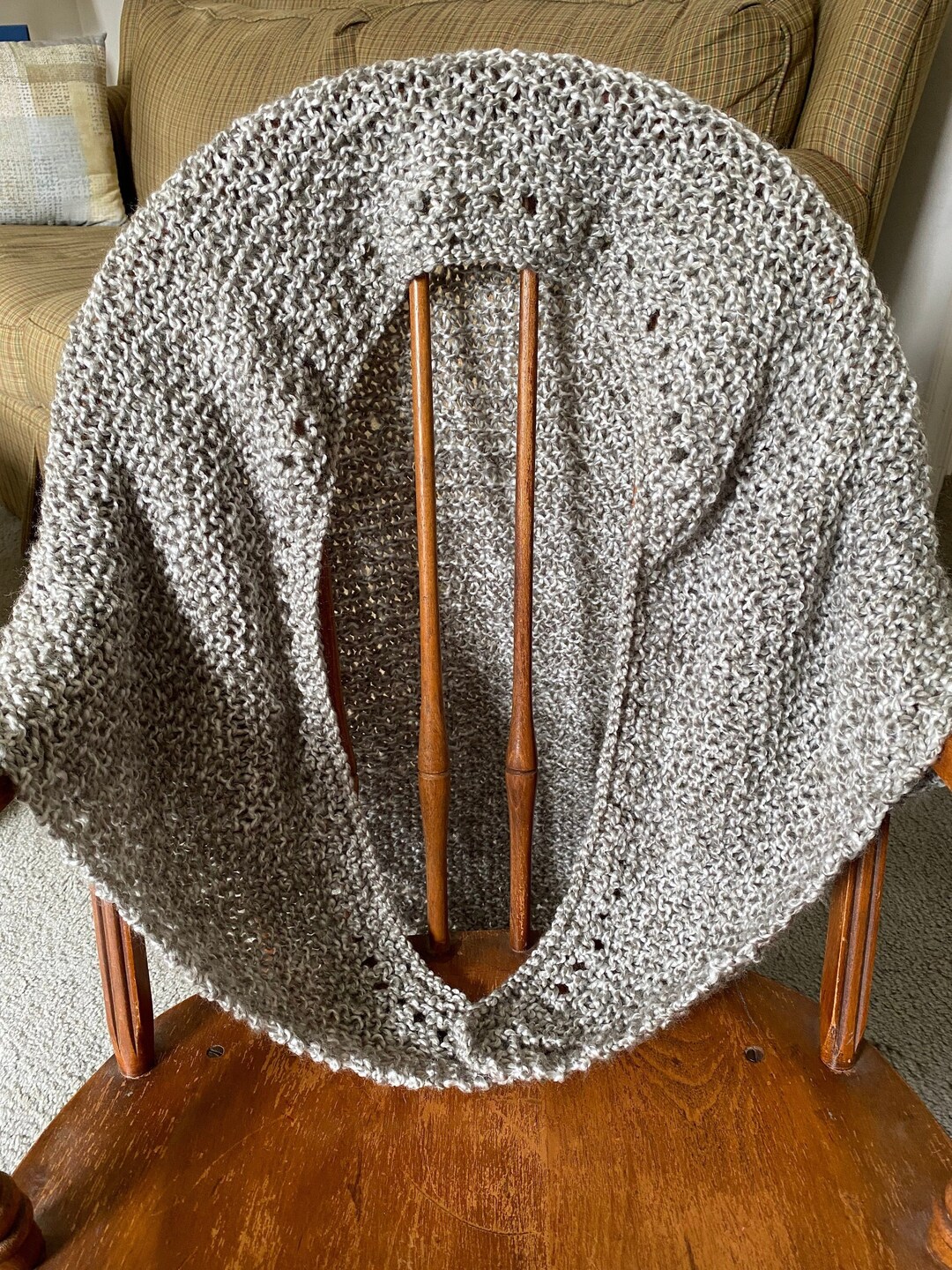 Hand-knit Triangular Prayer Shawl/comfort Shawl in Multiple Colors - Etsy