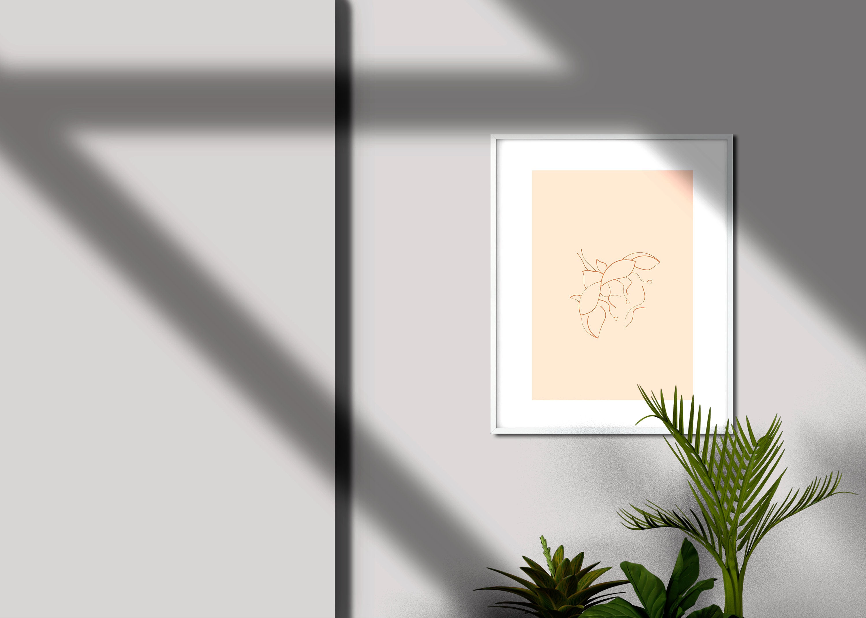 Wand-Dekor, Wandkunst, 2D-Illustrationen, Boho inspiriert Kunst ...