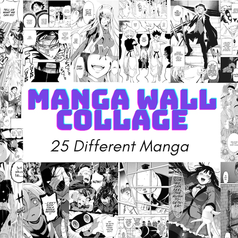 Manga Panels - Etsy UK