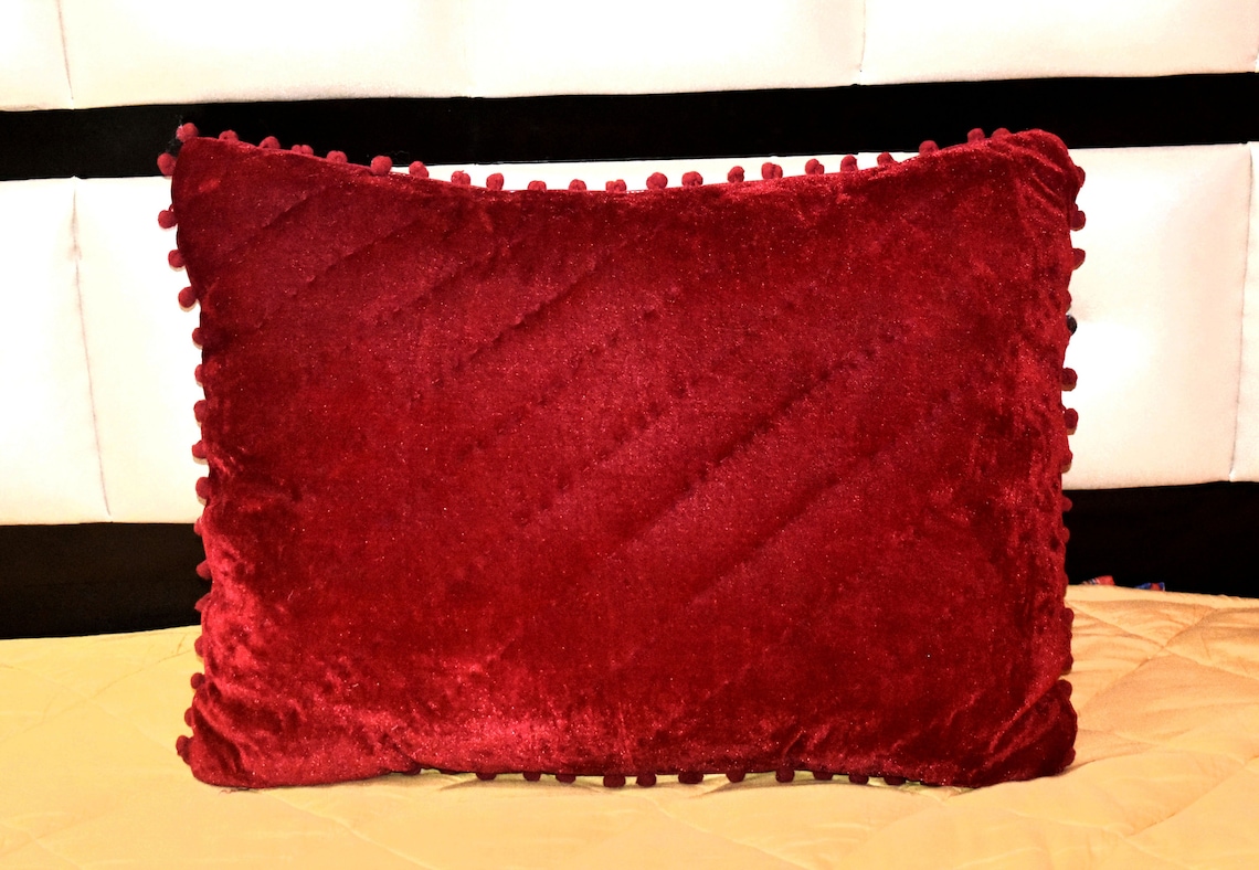 Deep Red Velvet Quilt King Blanket Velvet Comforter Bedspread Weighted ...