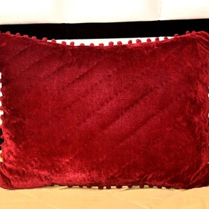 Deep Red Velvet Quilt King Blanket Velvet Comforter Bedspread Weighted ...