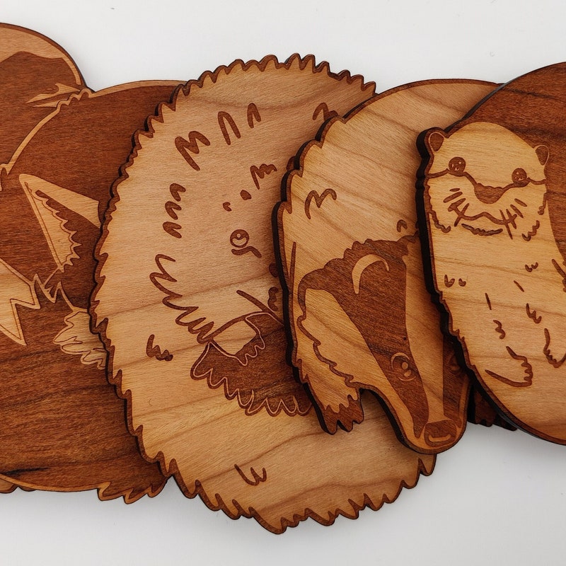 Animal Coaster - Etsy