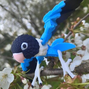 Articulated Lovebird Model 3D Printed Bird - Articulated Parrot - Bird ...