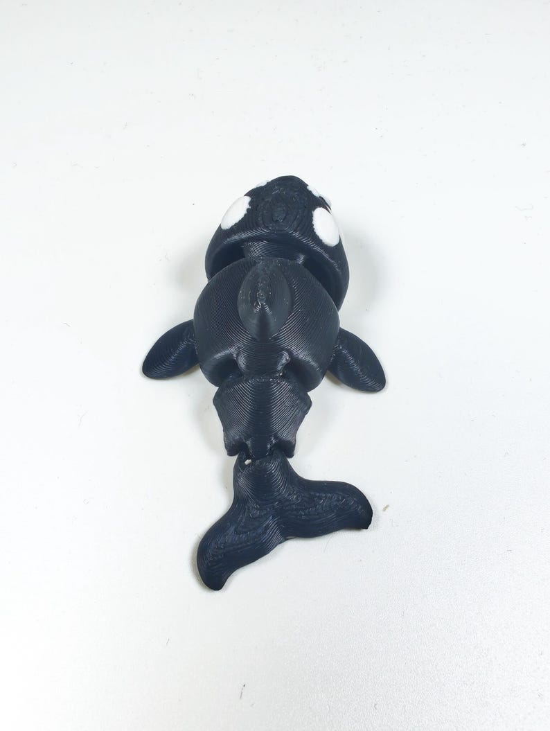 3D Printed Articulated Orca Fidget Model: Flexible Desk Pet - Etsy Canada