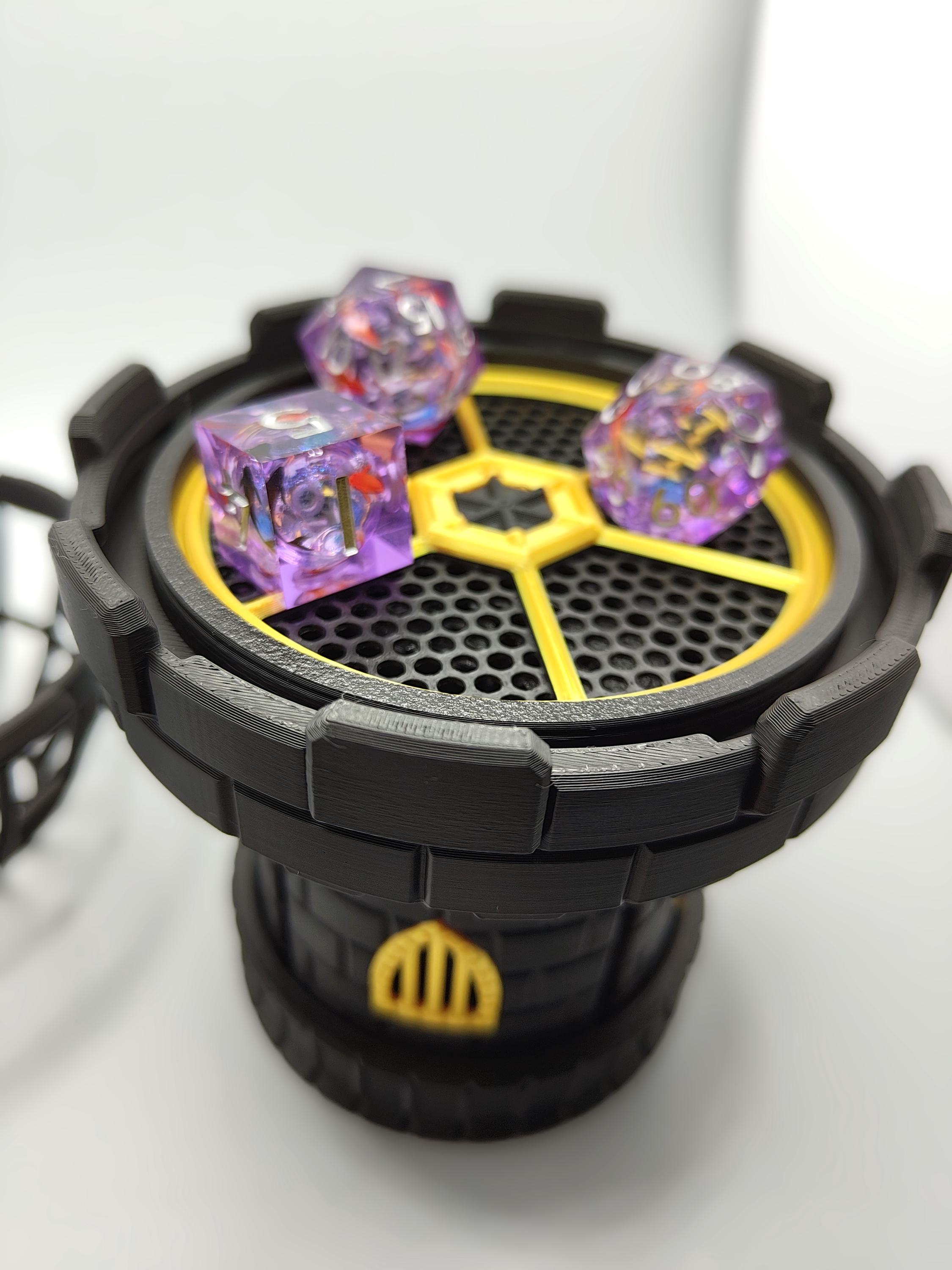 Mechanical Castle Dice Spinner – 3D Printed Interactive Spinning ...