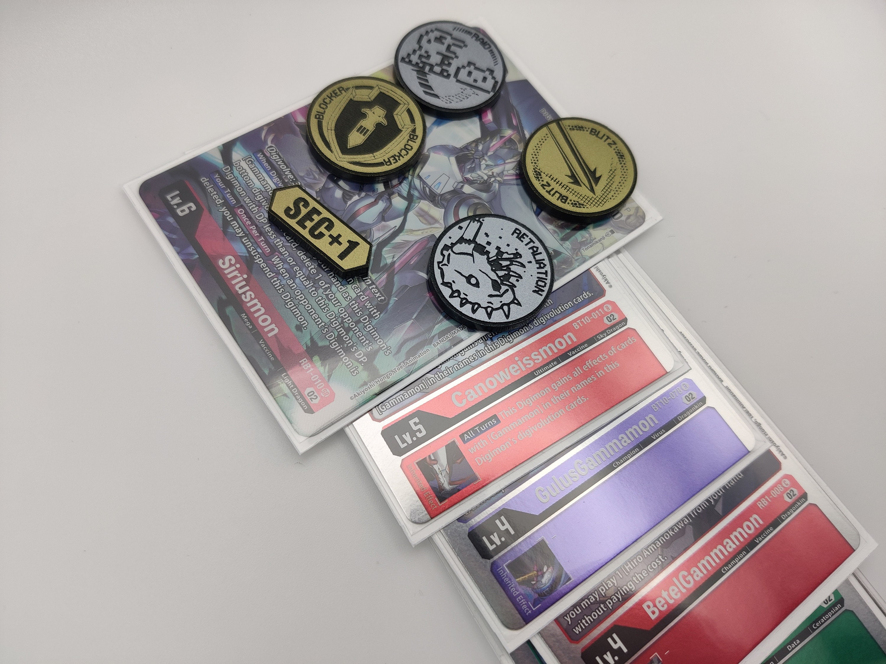 DTCG Keyword Tokens Ability Counters 2 Colour Acrylic 3mm Laser Cut and ...