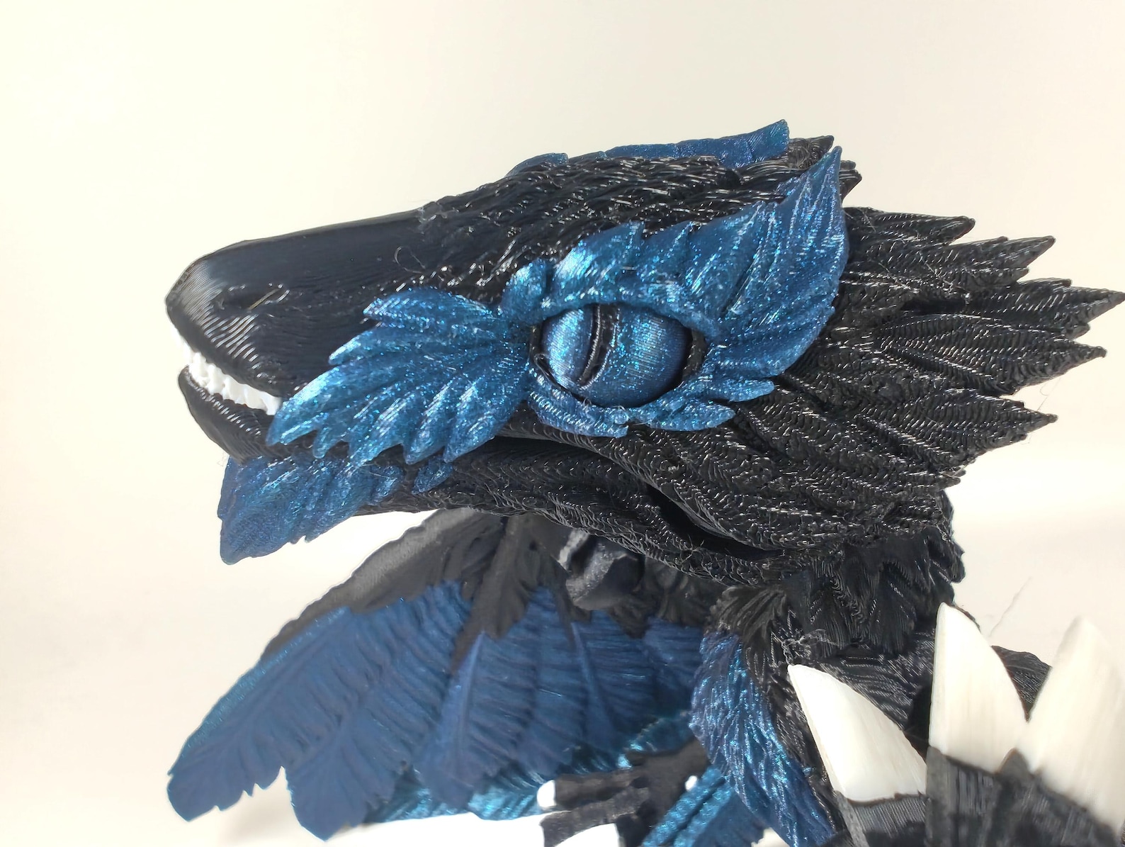 Articulated Microraptor 3D Printed Dinosaur Model Articulated Dragon ...