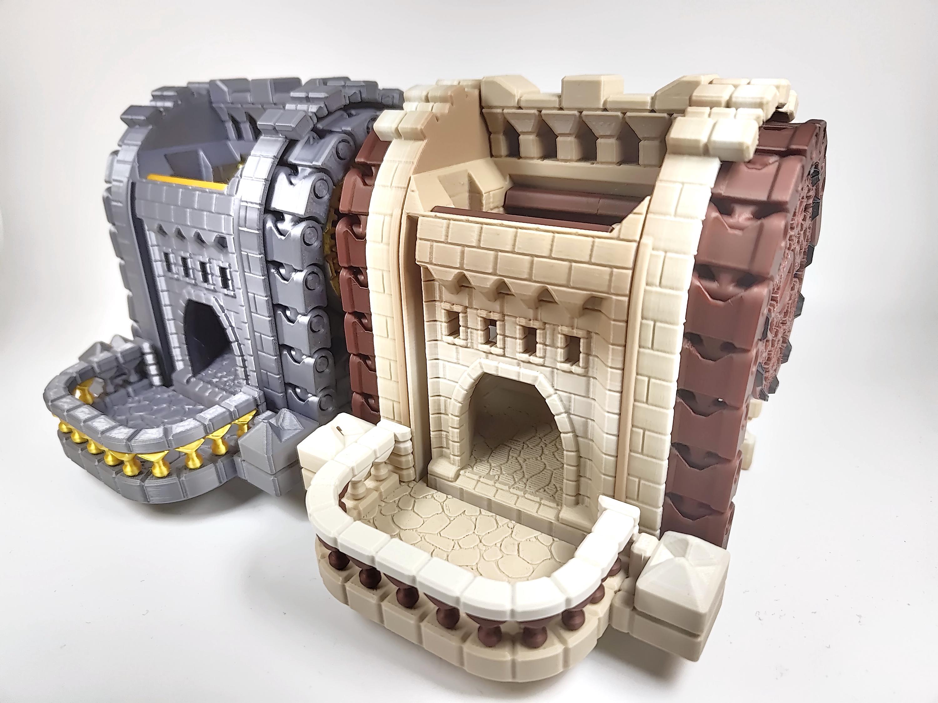 3D Printed Automatic Dice Tower: Mechanical Dnd Dice Roller - Etsy