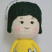 Crochet Mim Girl Sticker Doll Pattern - Etsy