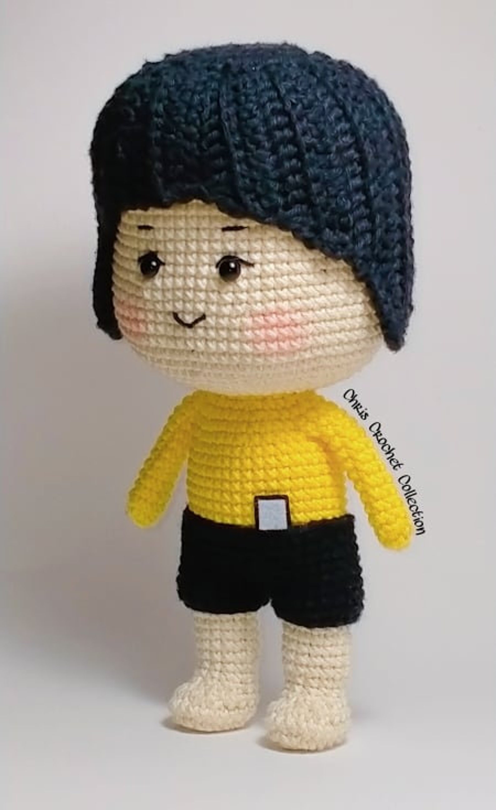 Crochet Mim Girl Sticker Doll Pattern - Etsy