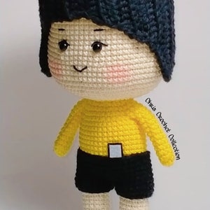 Crochet Mim Girl Sticker Doll Pattern - Etsy