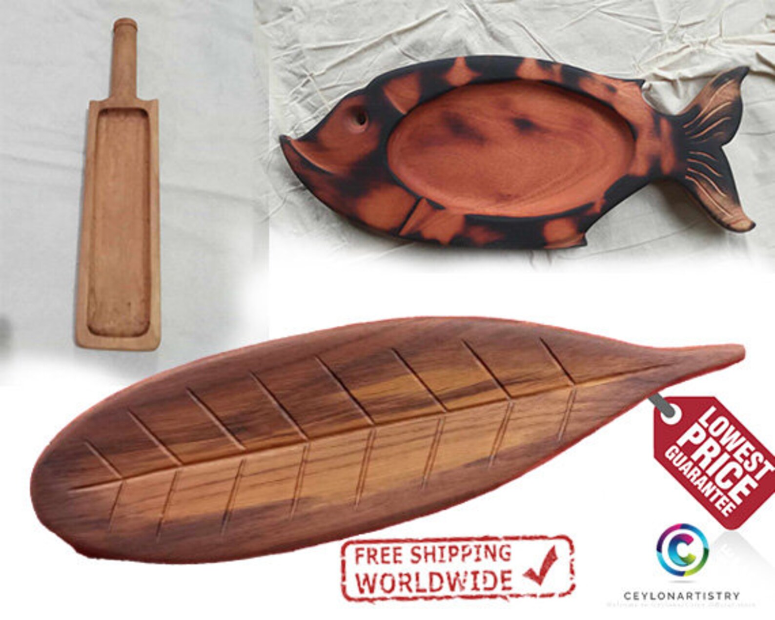 Handmade Wooden Plate Mahogany Teak - Etsy