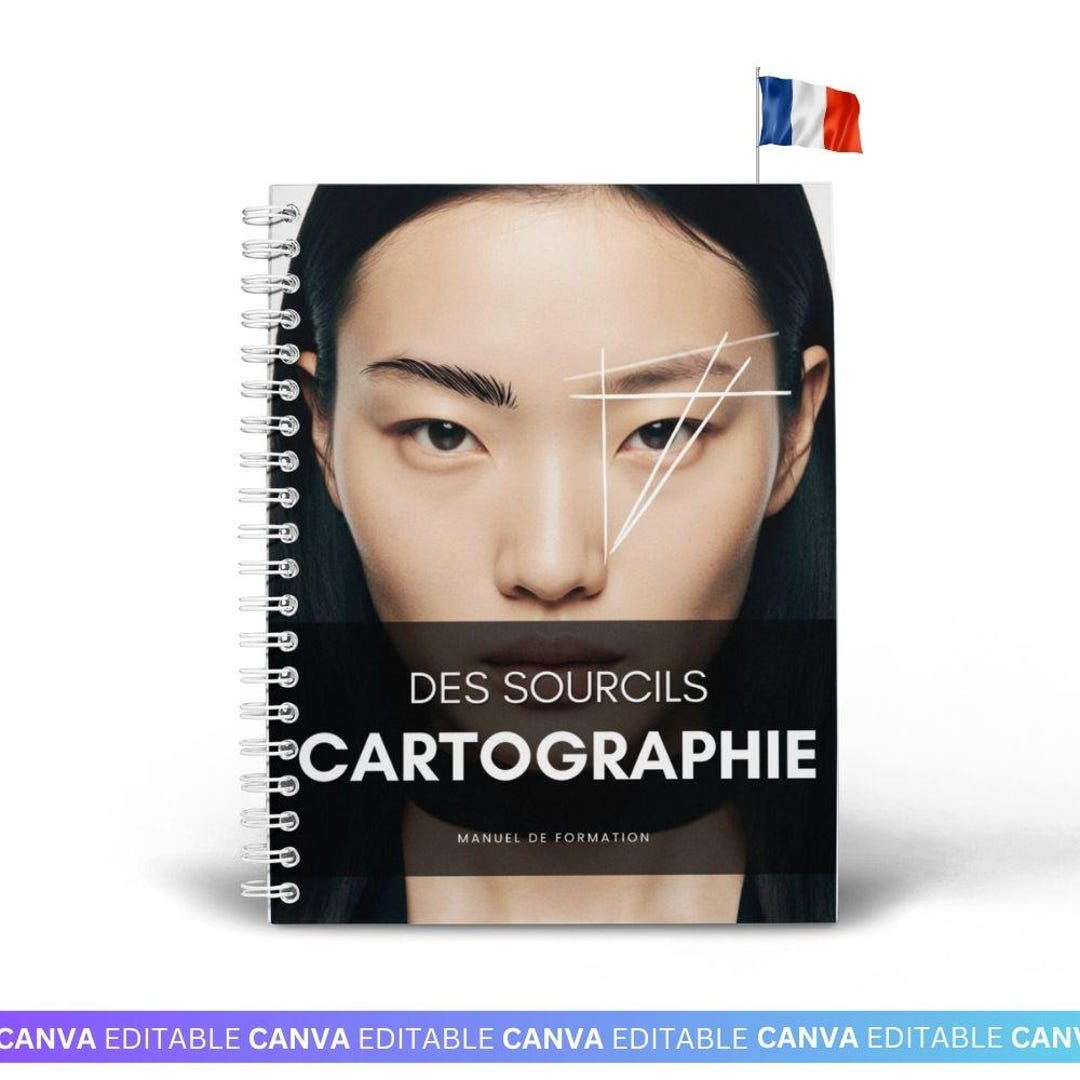French Brow Mapping Training Manual, Editable Eyebrow Mapping Guide ...
